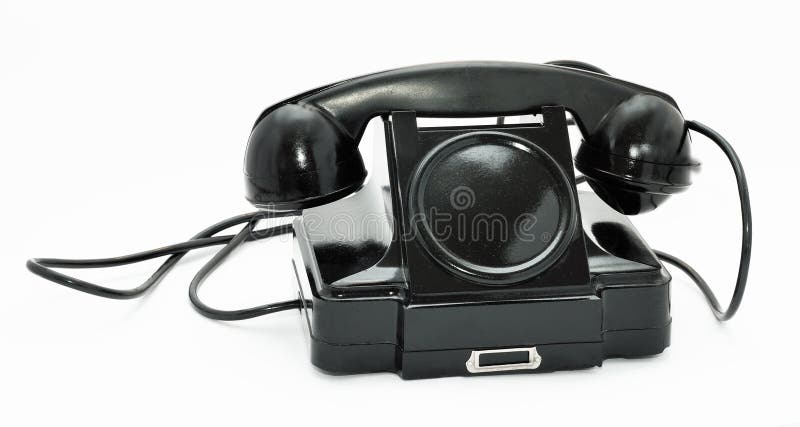 Old Phone for Internal Communication Stock Photo - Image of microphone ...