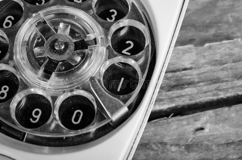 Old dial phone stock photo. Image of white, vintage - 147418414