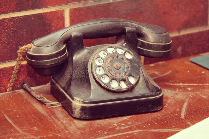 Old phone stock photo. Image of historical, vintage, antique - 34563180