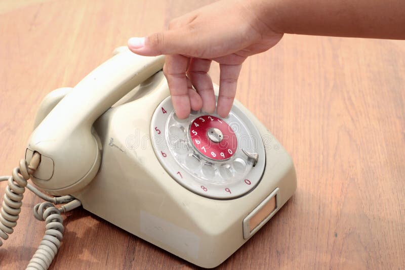 Old phone of vintage style stock image. Image of number - 55842523