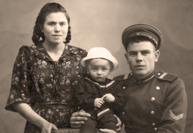 Old photo. stock photo. Image of offspring, caucasian - 18878914