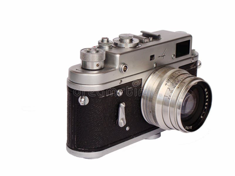 Old photo camera stock image. Image of fashioned, aperture - 6814007