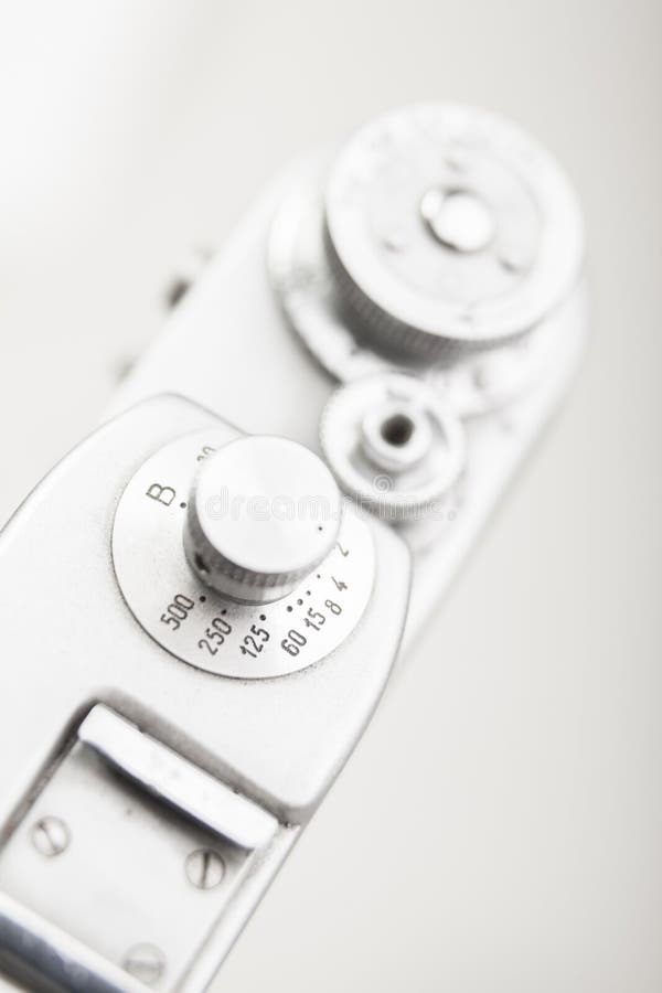 Old Photo Camera Close-up Detail Stock Image - Image of obsolete ...