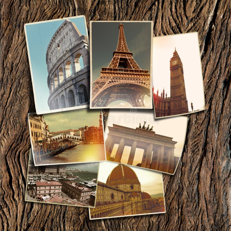 Old photo collection stock image. Image of photograph - 34345567