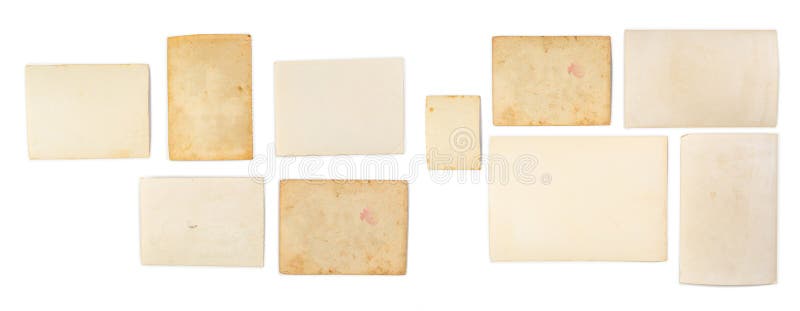 Old Photo Frame. Vintage Paper. Retro. Back of an Old Photo Stock Photo ...