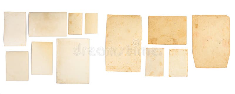 Old Photo Frame. Vintage Paper. Retro. Back of an Old Photo Stock Image ...