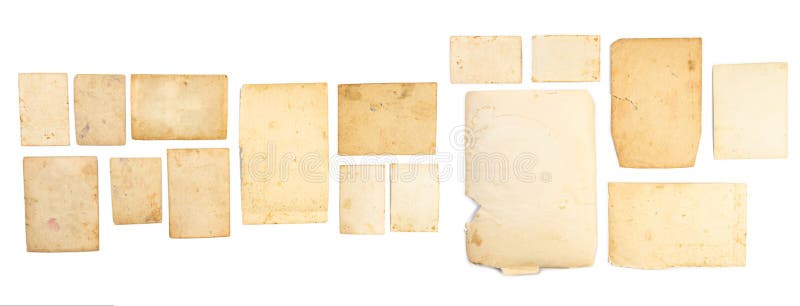 Old Photo Frame. Vintage Paper. Retro. Back of an Old Photo Stock Image ...