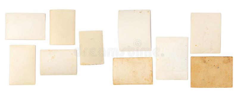 Old Photo Frame. Vintage Paper. Retro. Back of an Old Photo Stock Image ...