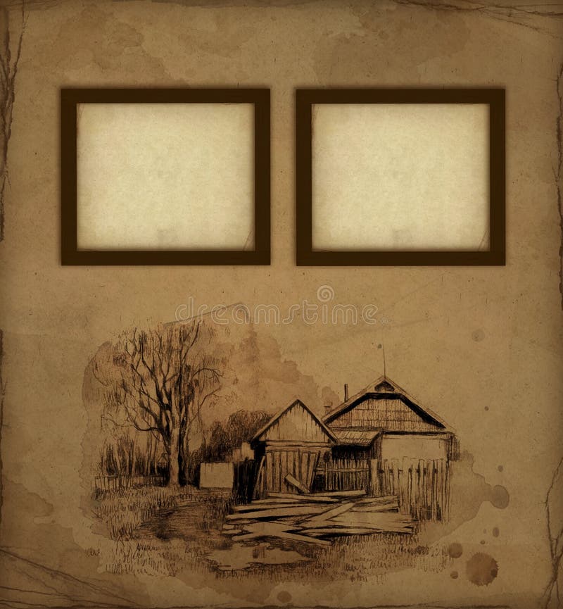 4+ Old photo frame pencil drawing Free Stock Photos - StockFreeImages