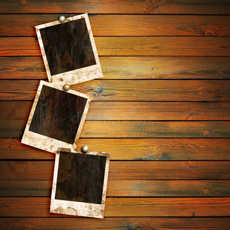 Old Wood Picture Frames Brown Stock Photo - Image of craft, background ...