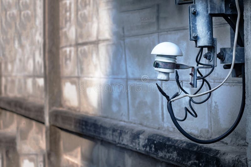 Old Photo Sensor To Switch Lighting at Street Stock Photo - Image of ...