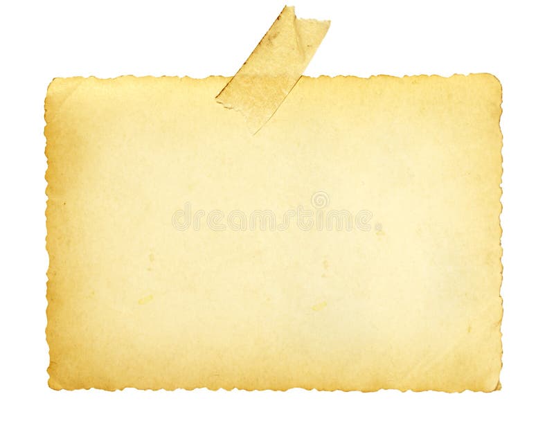 Vintage Tabbed Index Card with Coffee Stains Stock Photo - Image of ...