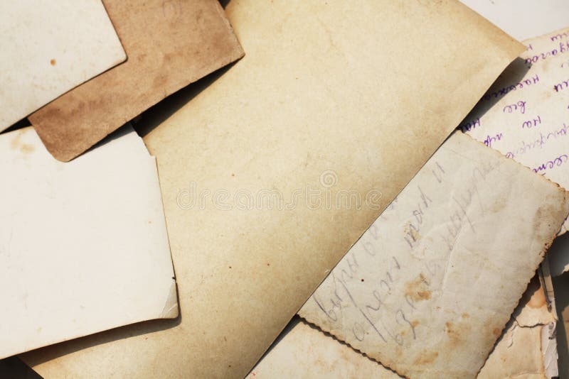 Old Photoes and Letters stock photo. Image of page, grungy - 16001954