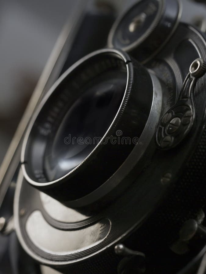 Old photographic camera stock image. Image of antique - 5066517