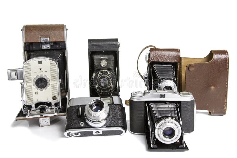 Old Photographic Cameras stock photo. Image of ancient - 43545754