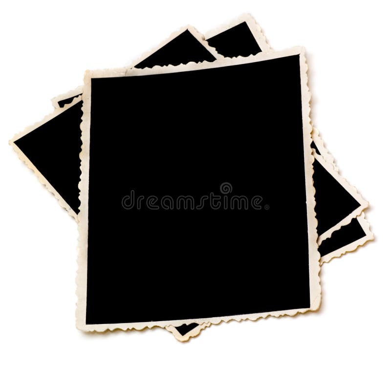 Old Photographs with Torn Edge Stock Photo - Image of nostalgia, empty ...