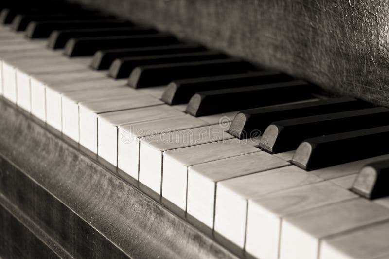 Old Piano stock photo. Image of grand, aged, keyboard - 71527364