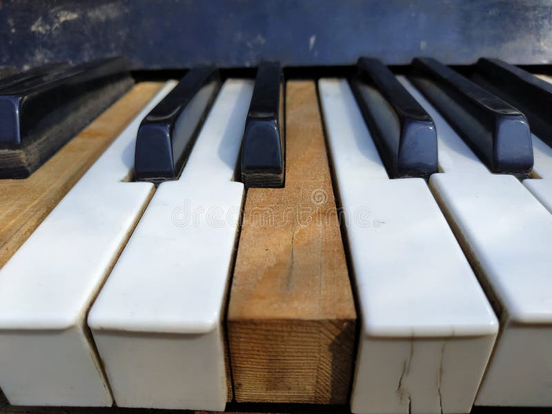 Old Piano Keys,music Background Stock Photo - Image of texture, closeup ...