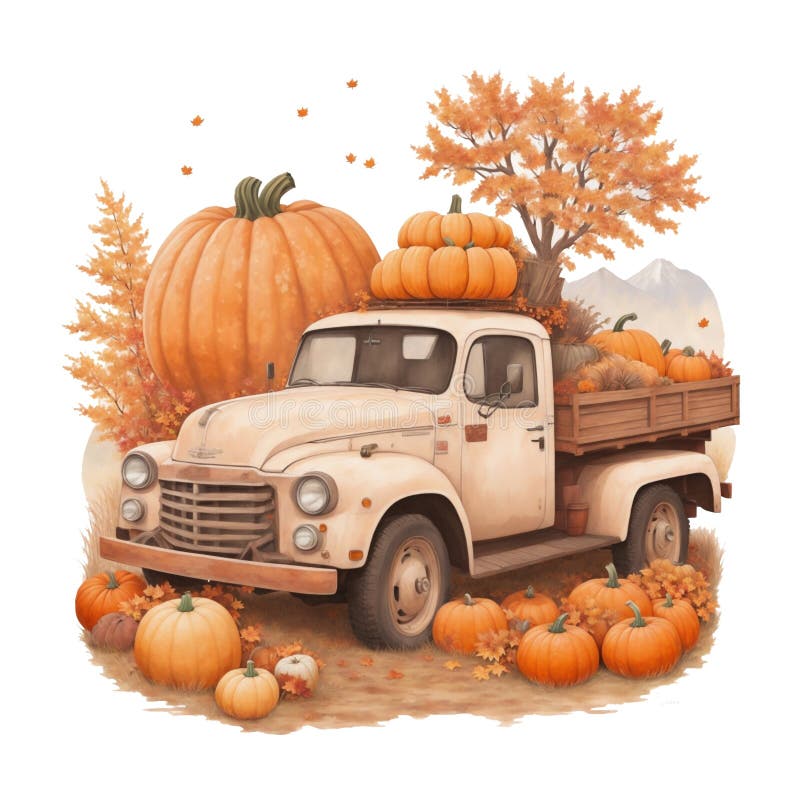 Antique Truck Fall Stock Illustrations – 42 Antique Truck Fall Stock ...
