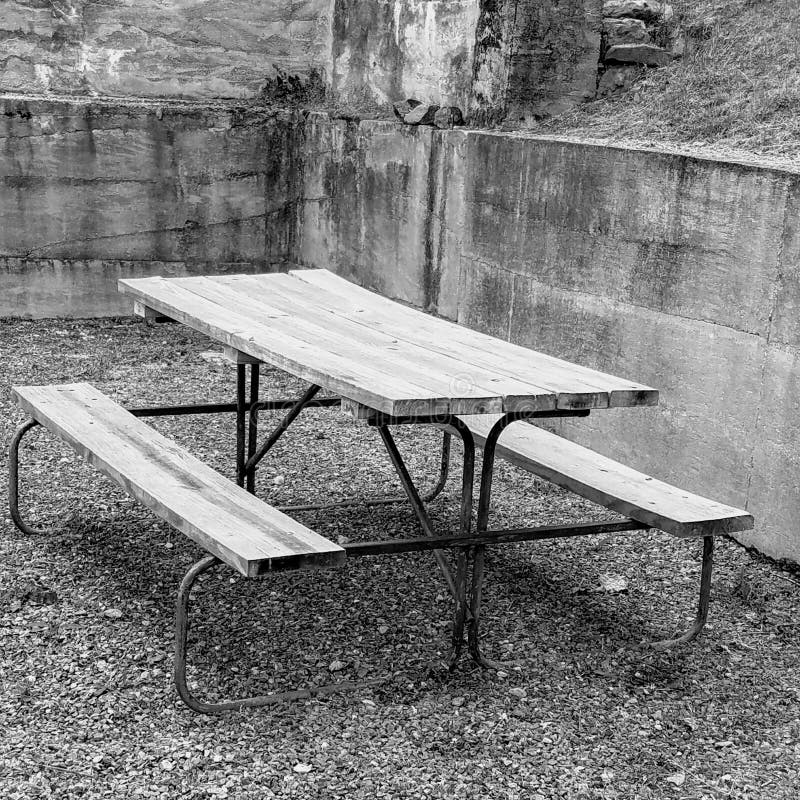 Picnic corner stock image. Image of picnic, bench, forest - 91119833