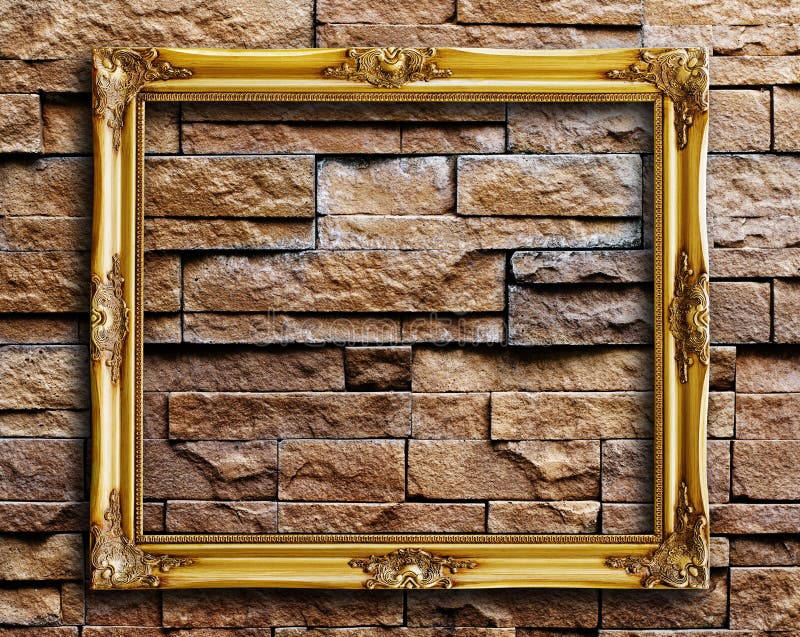 Old Picture frame. stock photo. Image of grunge, gold - 32355756