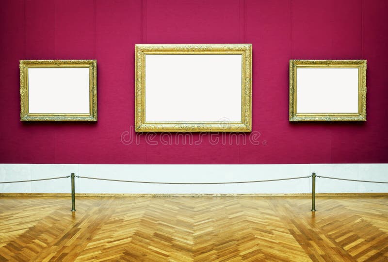 Old picture frames stock photo. Image of exhibition, front - 28375928