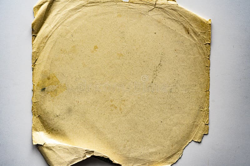 A Old Piece of Crumpled Ancient Paper Isolated Texture Stock Photo ...