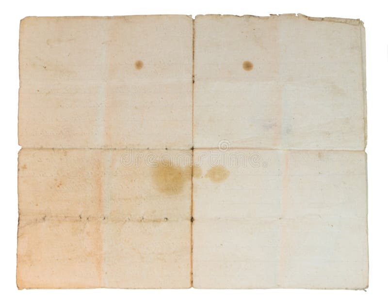 Old piece of paper stock image. Image of crumpled, horizontal - 30956065