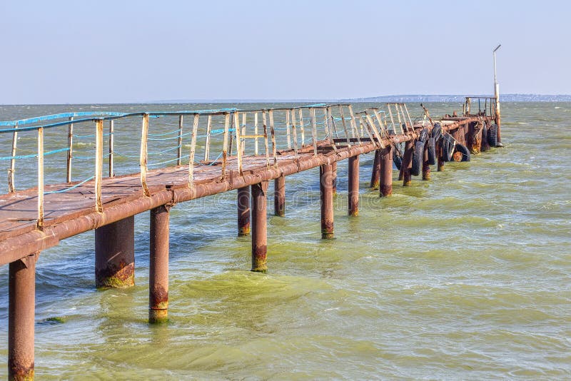 Old pier stock image. Image of fishing, calm, dock, summer - 152589369