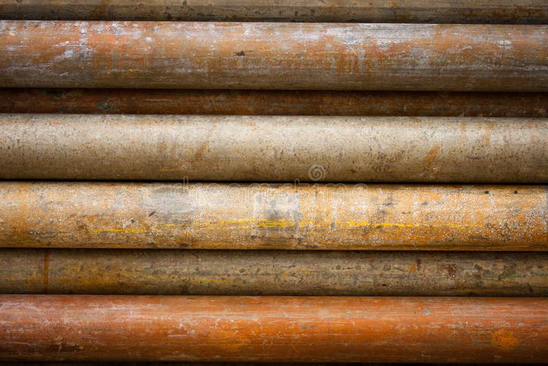 Aged Rusty Grunge Industrial Pipe Lines Stock Photo - Image of ...
