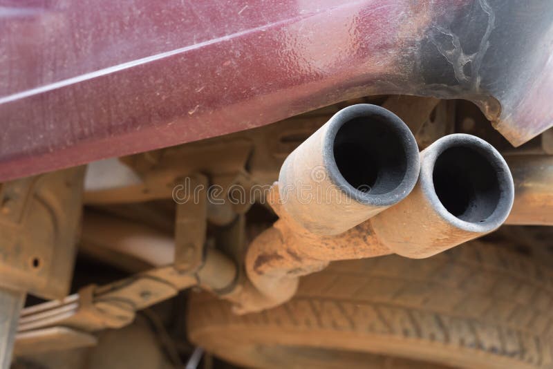 Old pipe car exhaust rusty stock photo. Image of mechanics - 78024794
