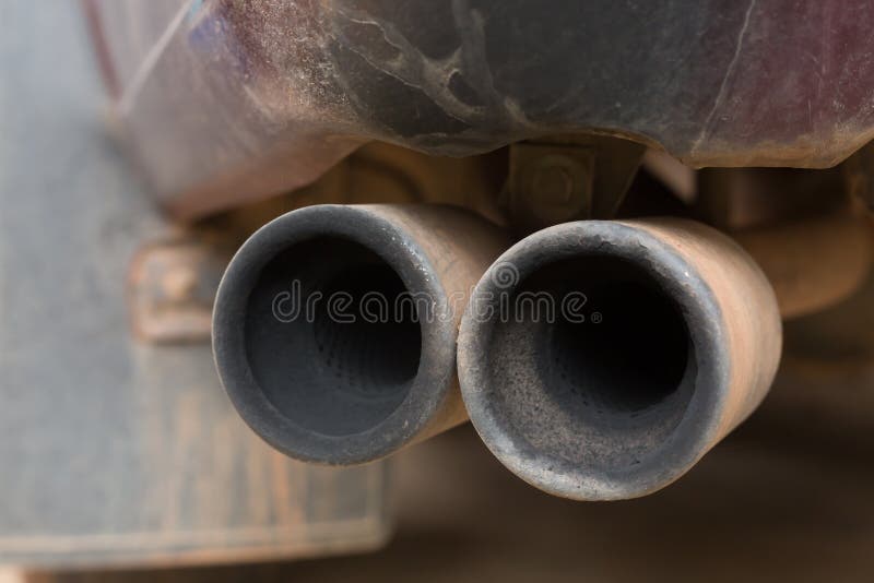 Old pipe car exhaust rusty stock image. Image of aged - 83222095