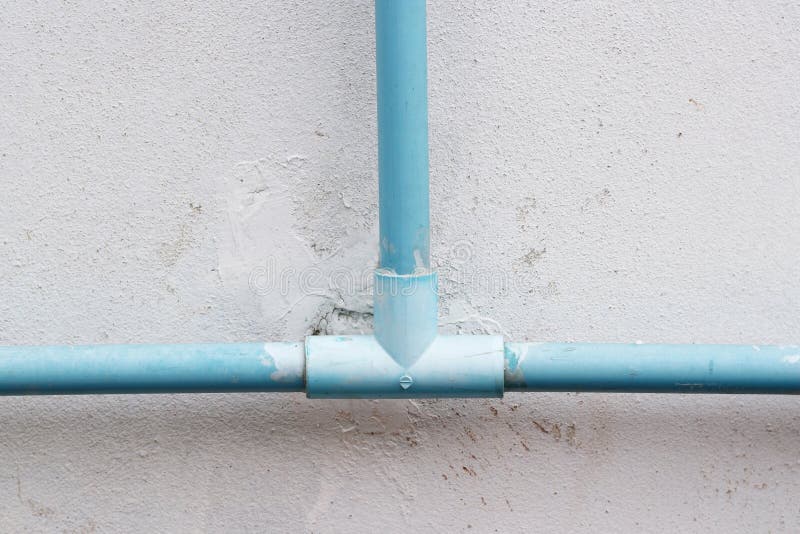 Old Pipe of the Water Work System Stock Image - Image of bubble, cement ...