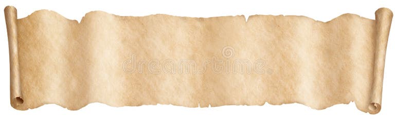 Old Pirates Map Banner Scroll Isolated Stock Photo - Image of banner ...