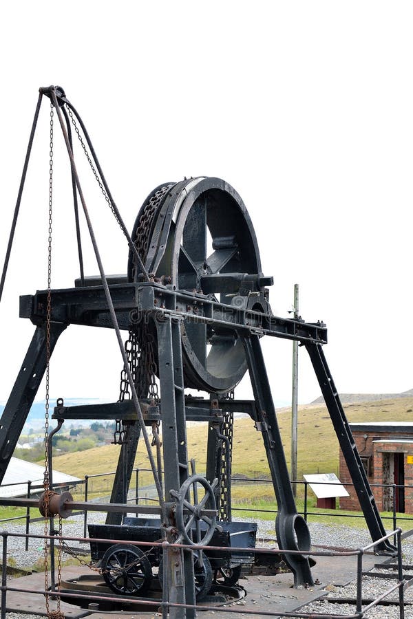 Old pit head water balance stock photo. Image of industry - 40036810