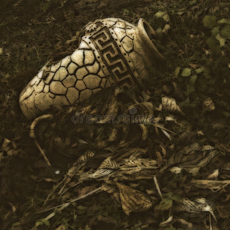 Old pitcher stock photo. Image of mood, leaves, uselessness - 80208250