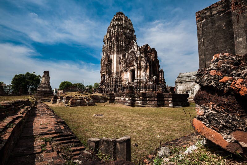 Old place in Thailand stock image. Image of blue, civilization - 65307613