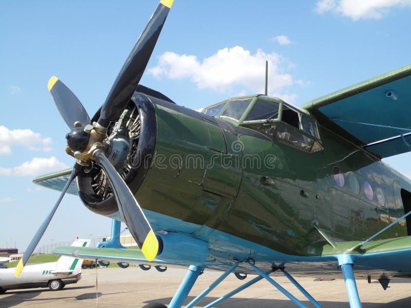 Old plane details stock image. Image of motorsport, sport - 96702977