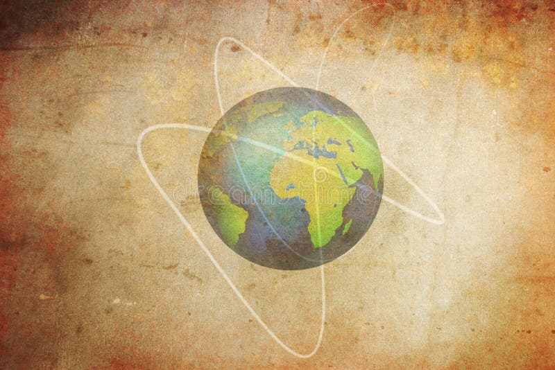 Old planet earth stock illustration. Illustration of indonesia - 10762238