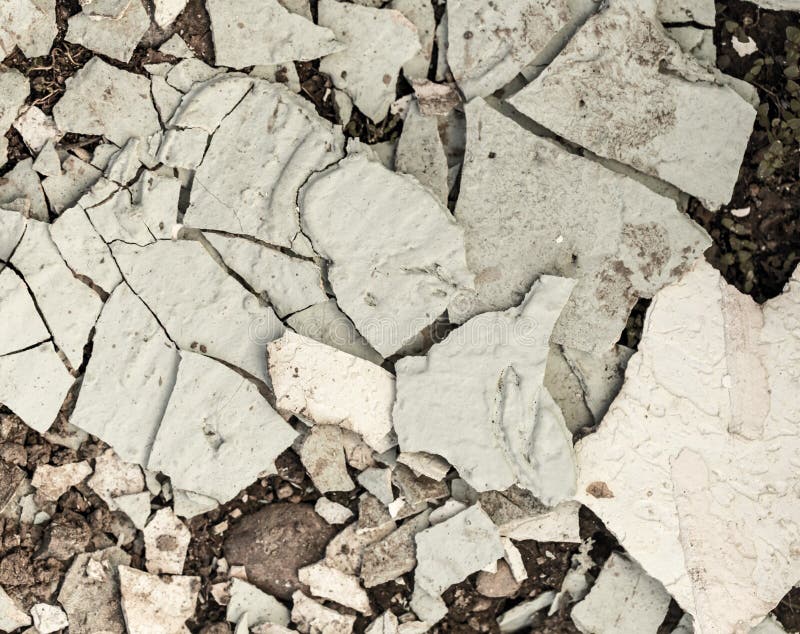 Old Plaster on the Ground As an Abstract Background Stock Photo - Image ...