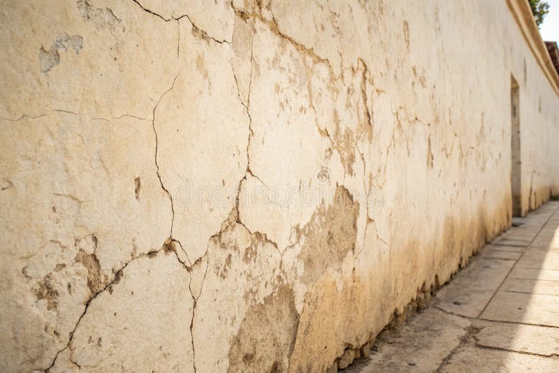 Old Plaster Wall with Grunge Texture Stock Illustration - Illustration ...