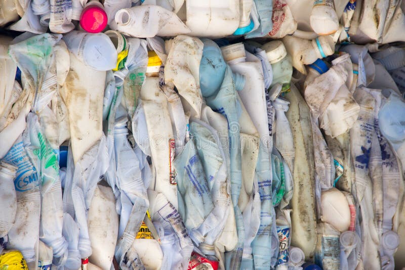 Old plastic bottles stock photo. Image of reuse, junk - 65539098