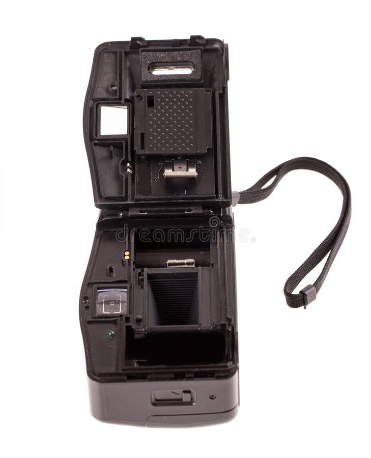 Old Plastic Cheap Photo Camera. Stock Image - Image of studio, amateur ...