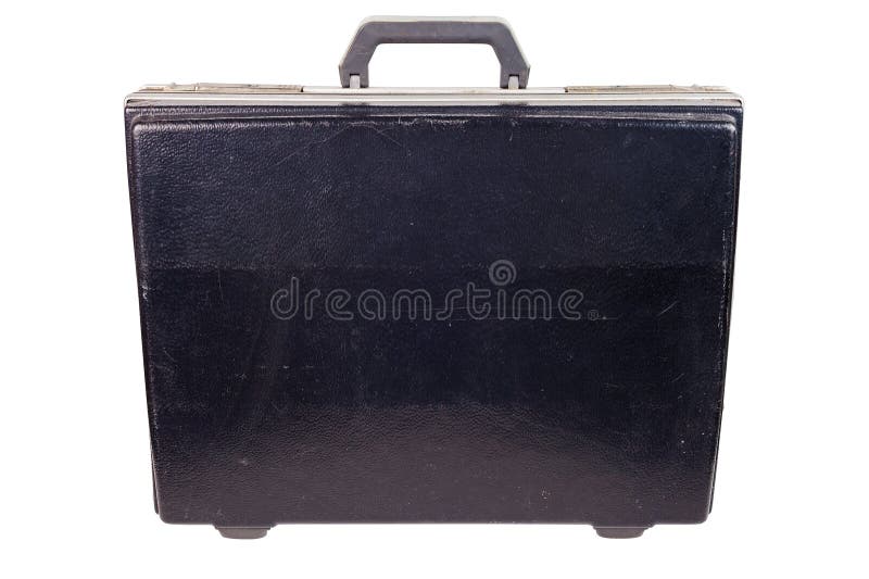 Old Plastic Soviet Attache Case from 1970s Isolated on White Background ...