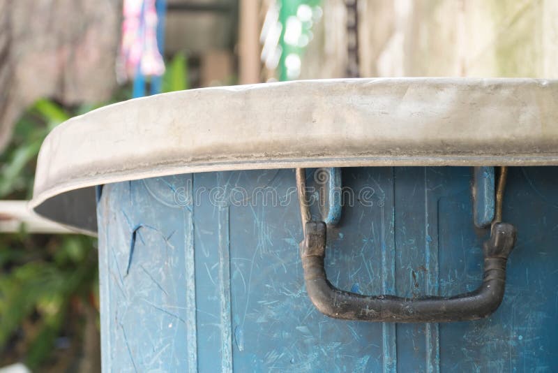 Old Plastic Trash with Crack Stock Photo - Image of barrel, basket ...