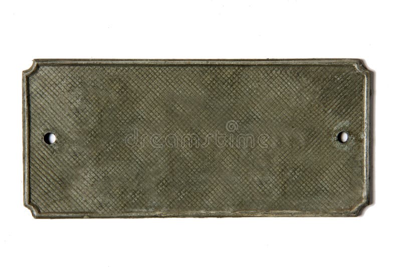 Old plate stock image. Image of message, warning, plate - 9443231