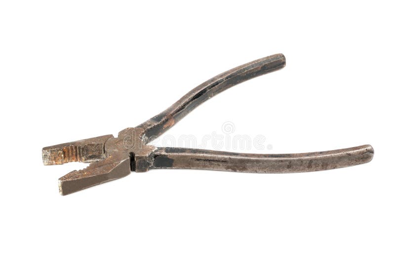 Old pliers stock photo. Image of macro, closeup, iron - 79212924