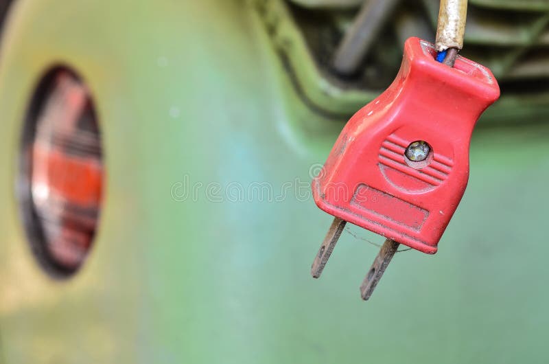 Old Plug stock image. Image of europe, adapter, fabric - 68091667