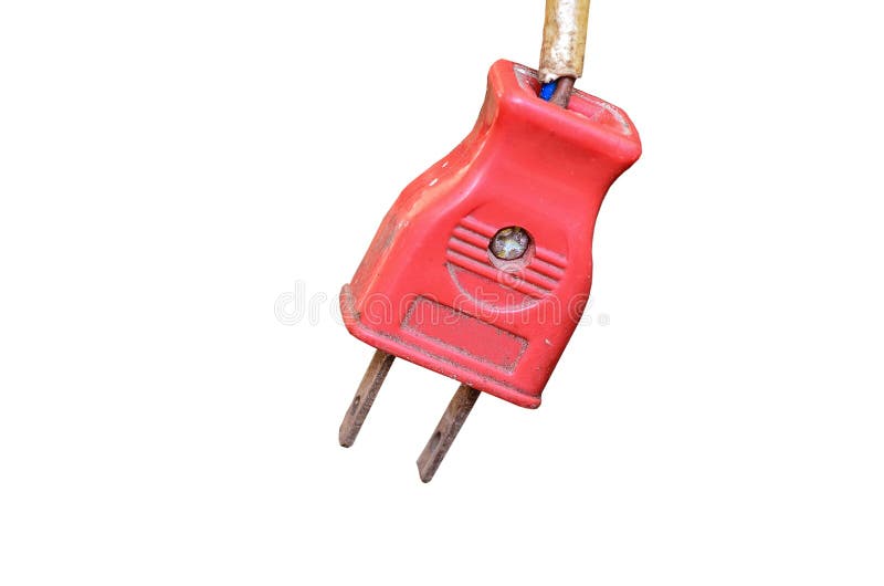 Old Plug stock image. Image of cord, antique, metal, connector - 68091685