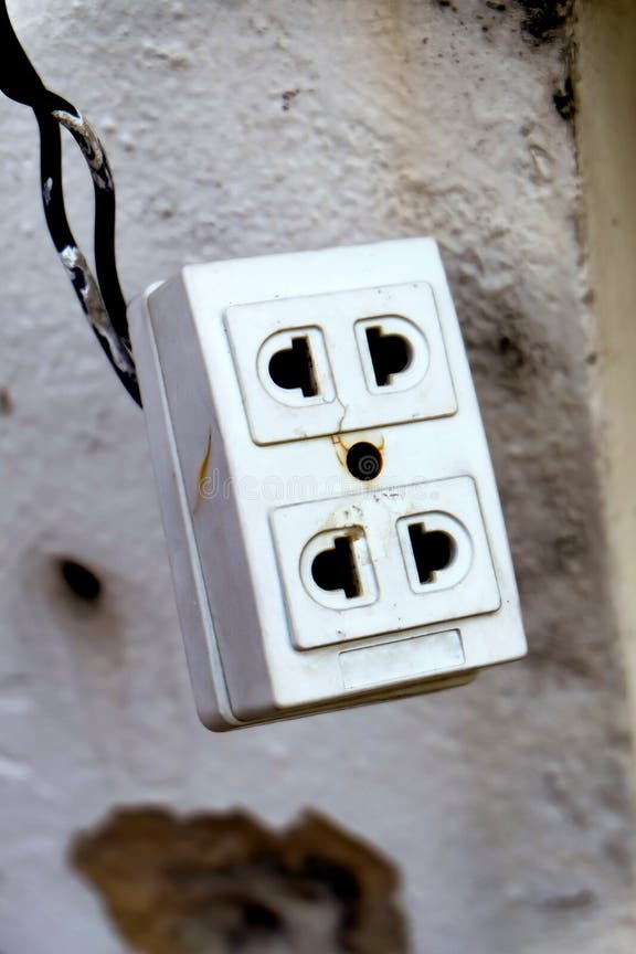 Old plug. stock image. Image of used, plug, equipment - 69573929